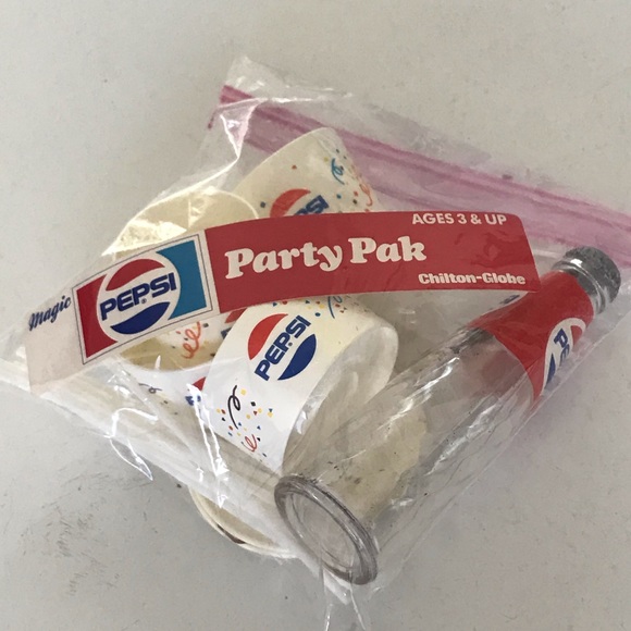Vintage | Other | Vintage Pepsi Party Pak Play Set | Poshmark